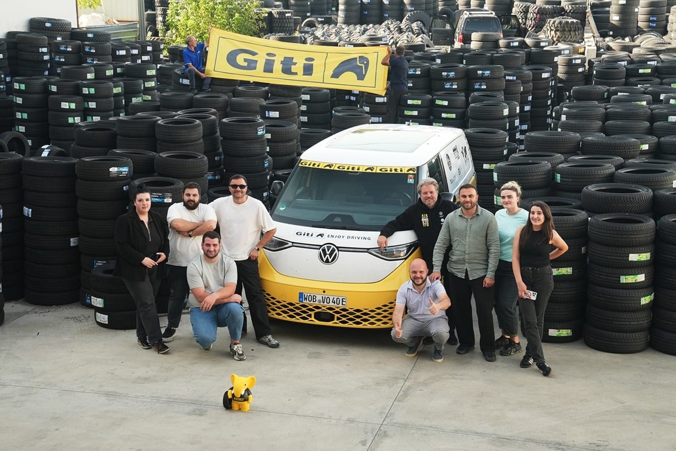 Giti Tires enable Volkswagen ID. Buzz Guinness EV World Record tour ...