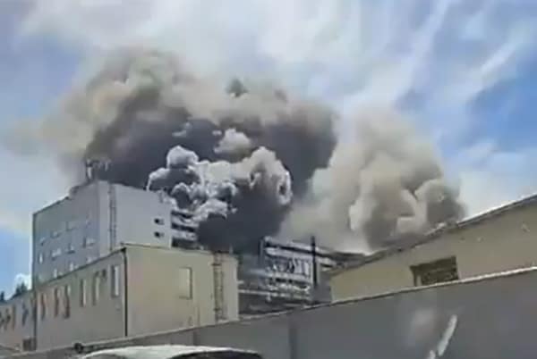 Russia’s ‘invincible’ missile factory turns into a giant smoke stack ...