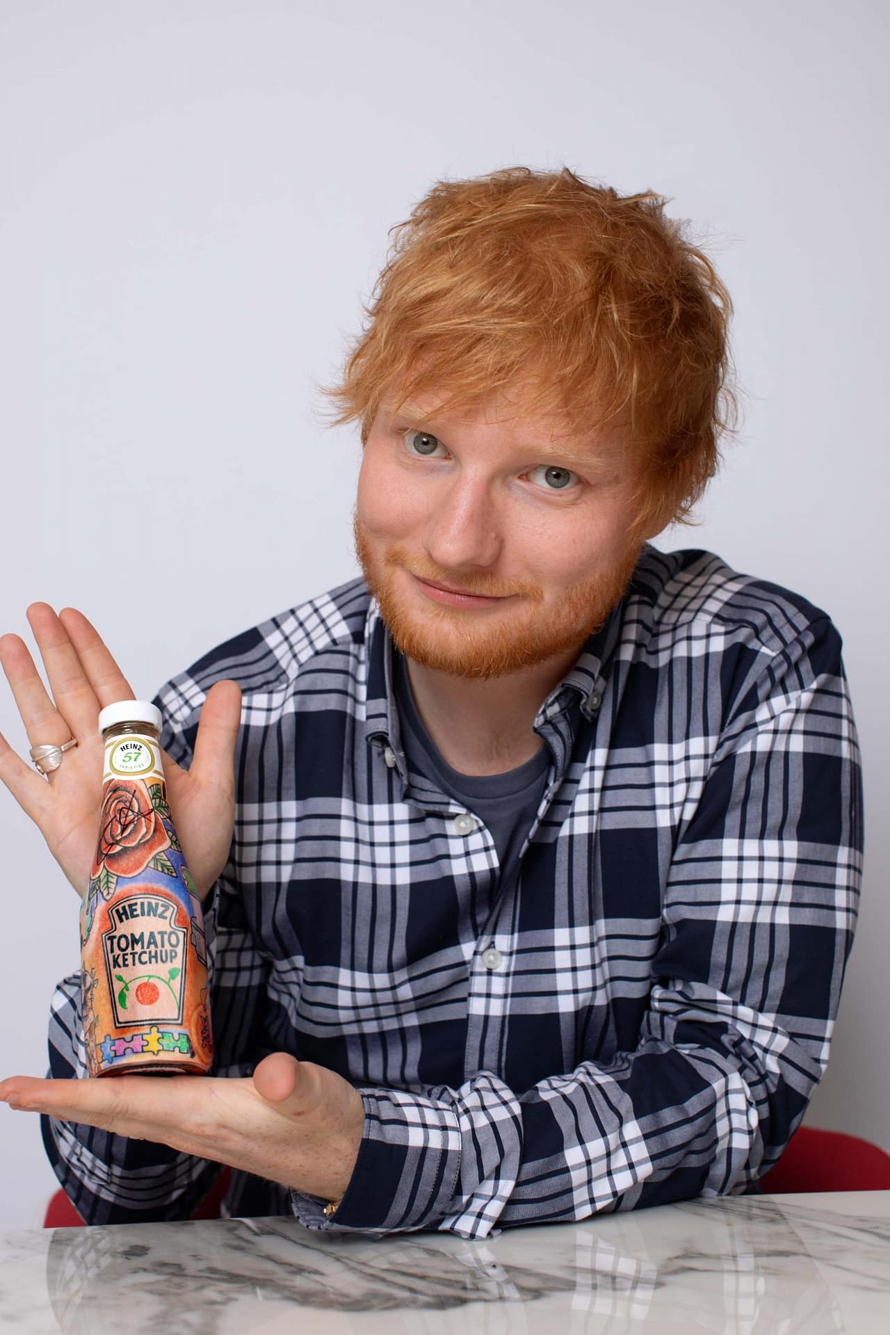 World’s most expensive bottle of ketchup sold at Ed Sheeran charity ...