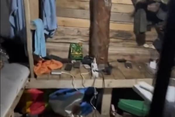 Ukrainian soldier reveals an ‘incredible’ underground field bunker ...