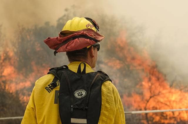 Fire watch guards prevent property damage and loss of life in case of a ...