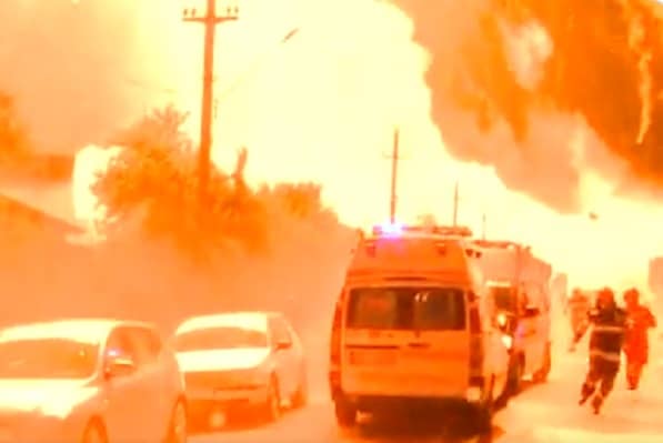 Huge explosions rock Romania with thousands evacuated with dozens ...